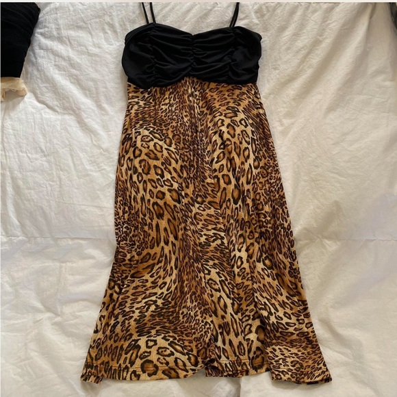 chic | Dresses | Mini Homecoming Cheetah Y2k Dress | Poshmark